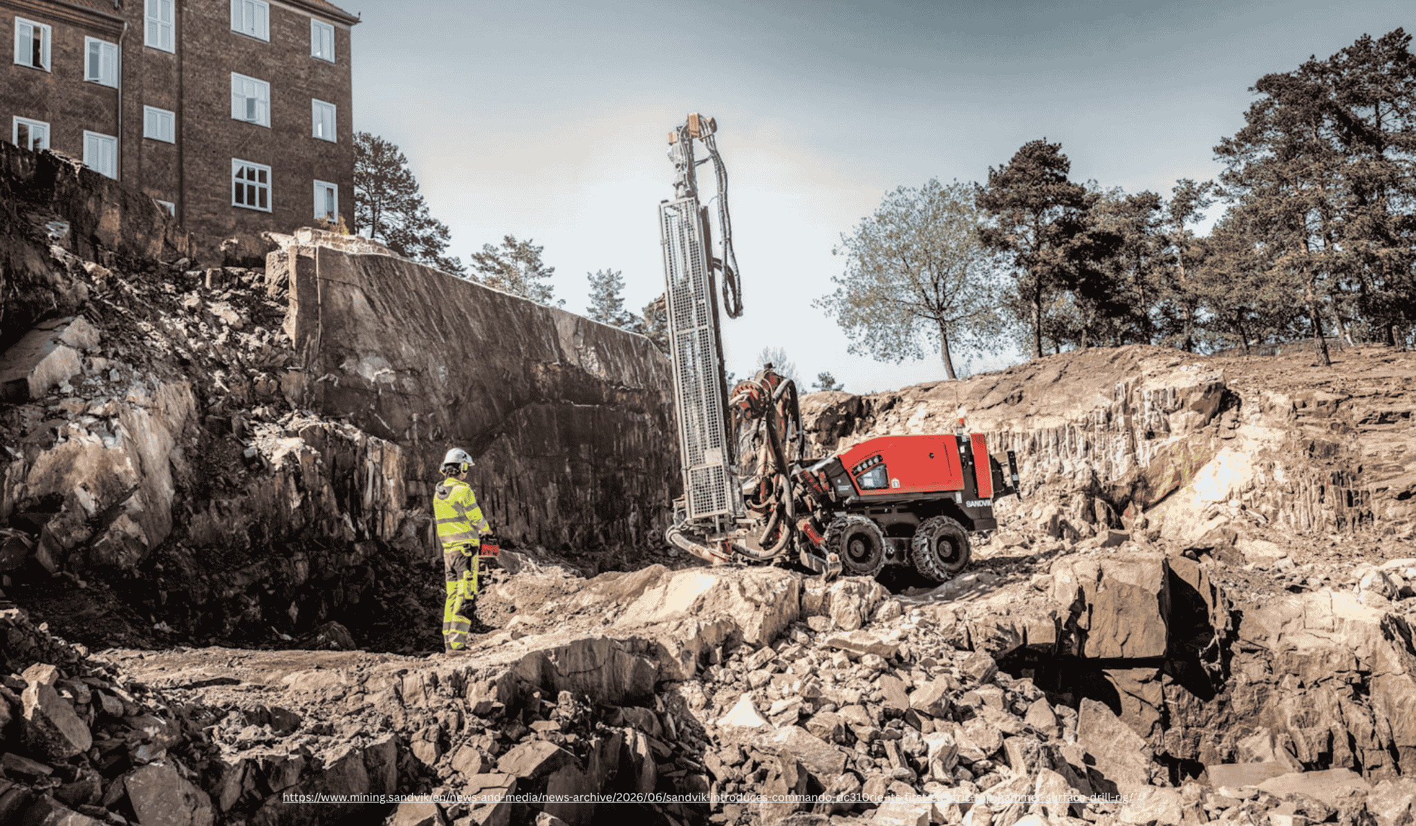 Sandvik introduces Commando™ DC310RiE, its first electric top hammer ...